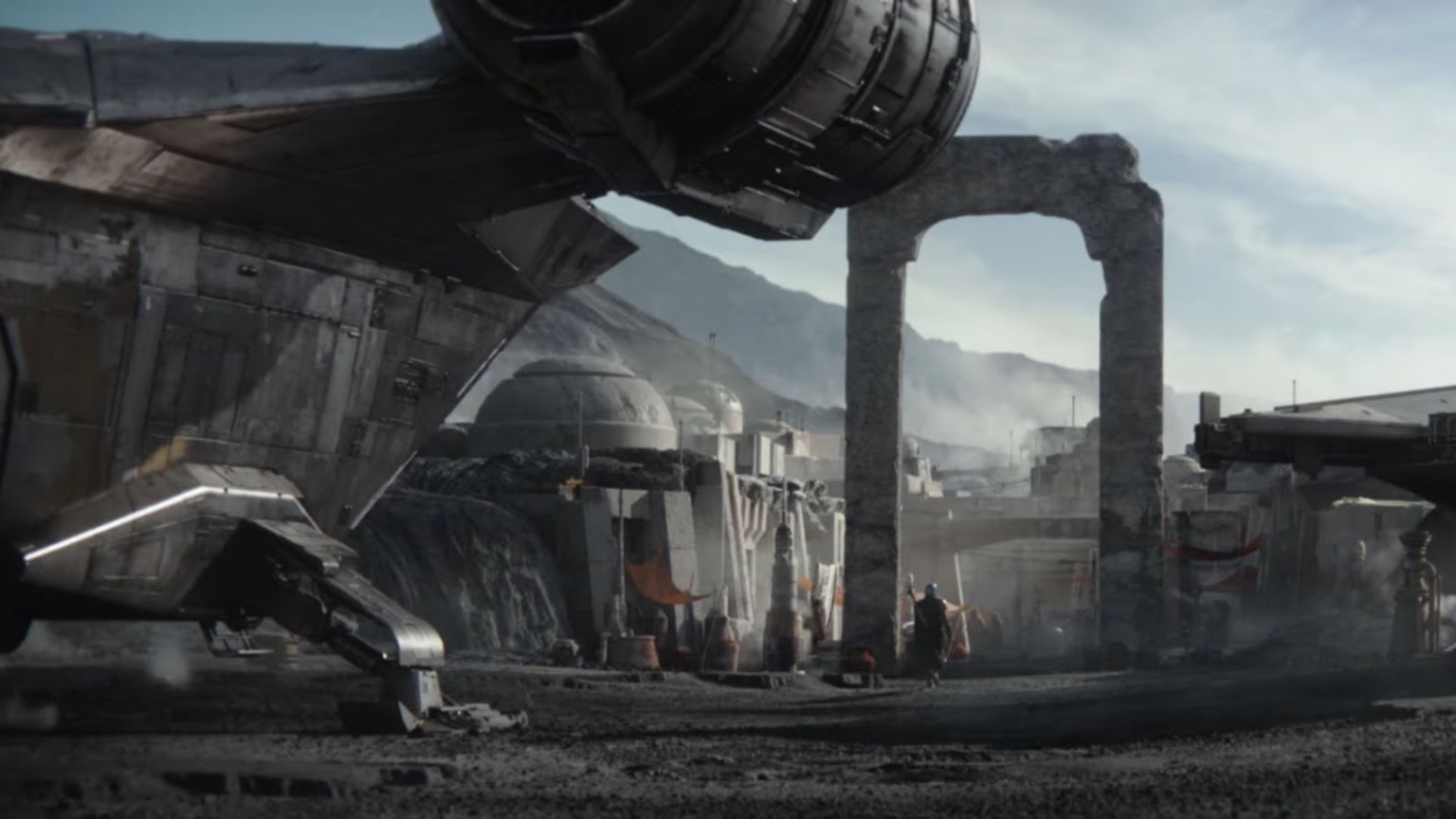 The Mandalorian, Razor Crest background for your Online Meetings